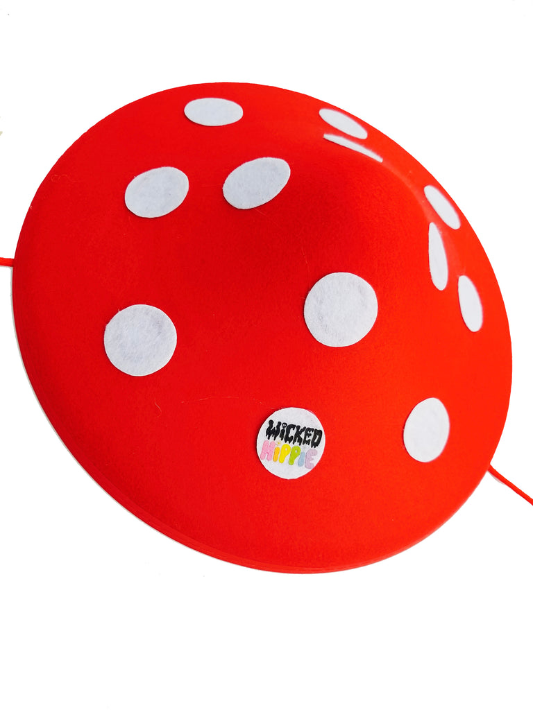 Red Mushroom Hat Shroomin' Mushroom Cap Shroom Hat – Wicked Hippie